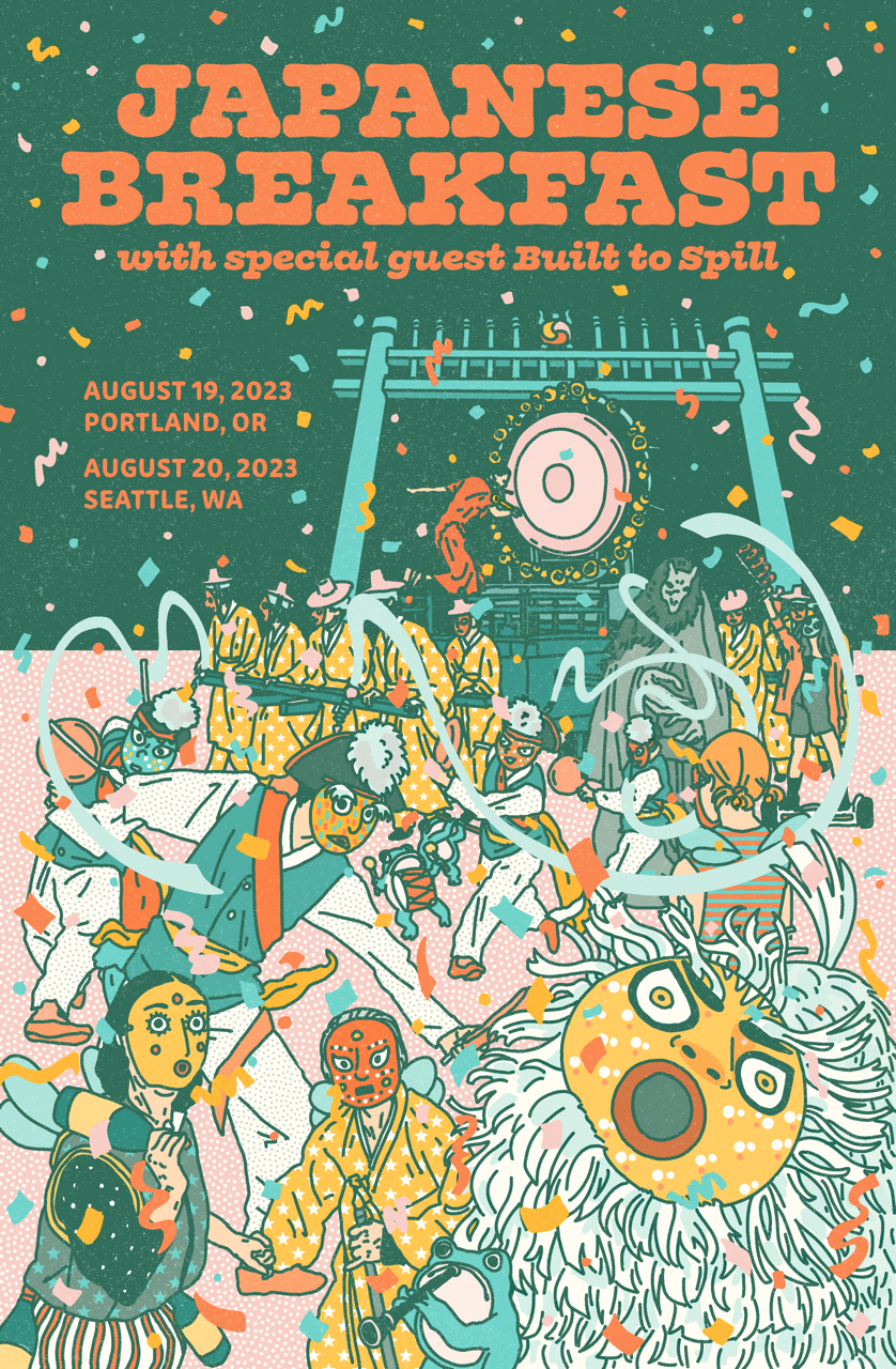 Japanese Breakfast concert poster - Fonts In Use