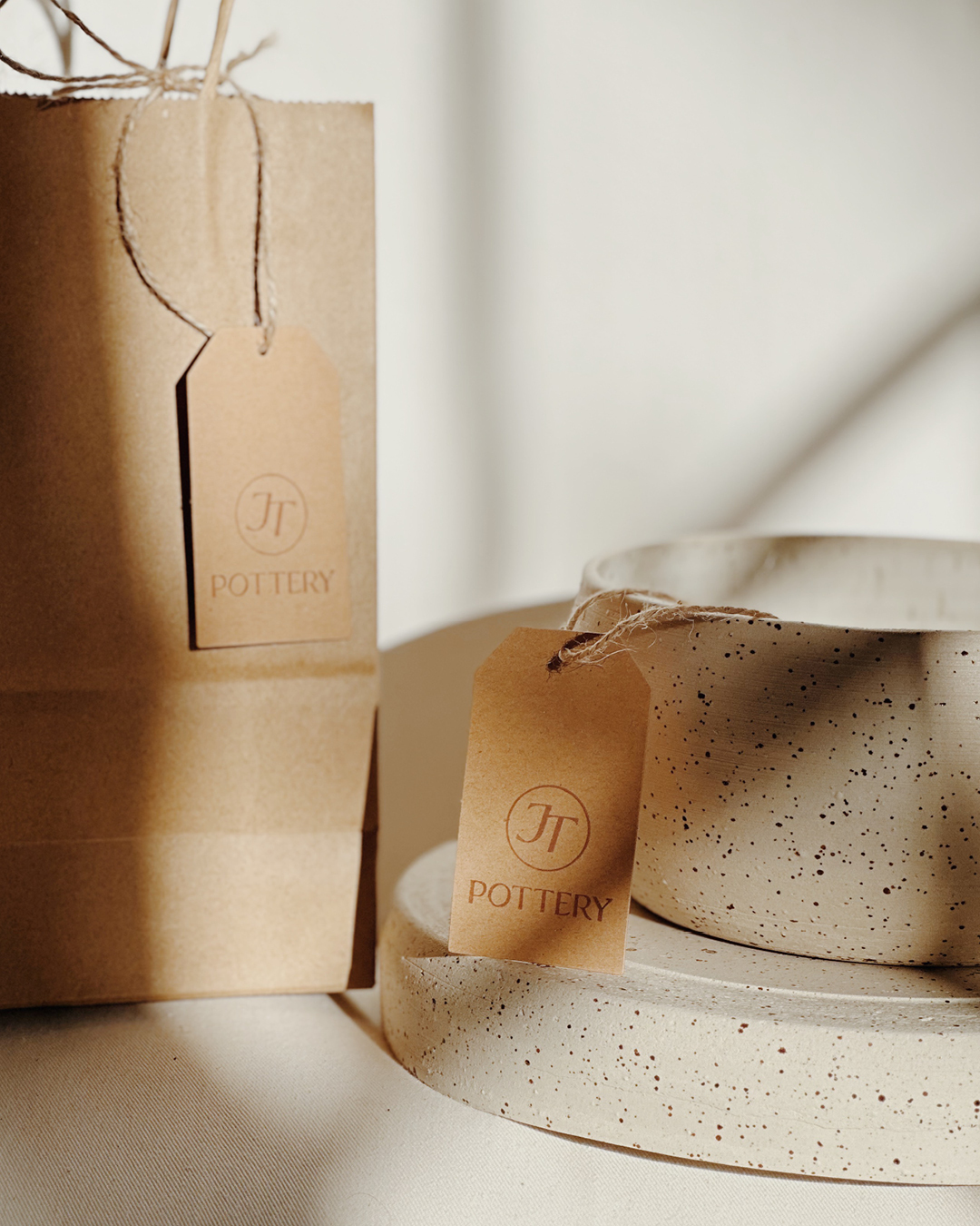 JT Pottery logo - Fonts In Use