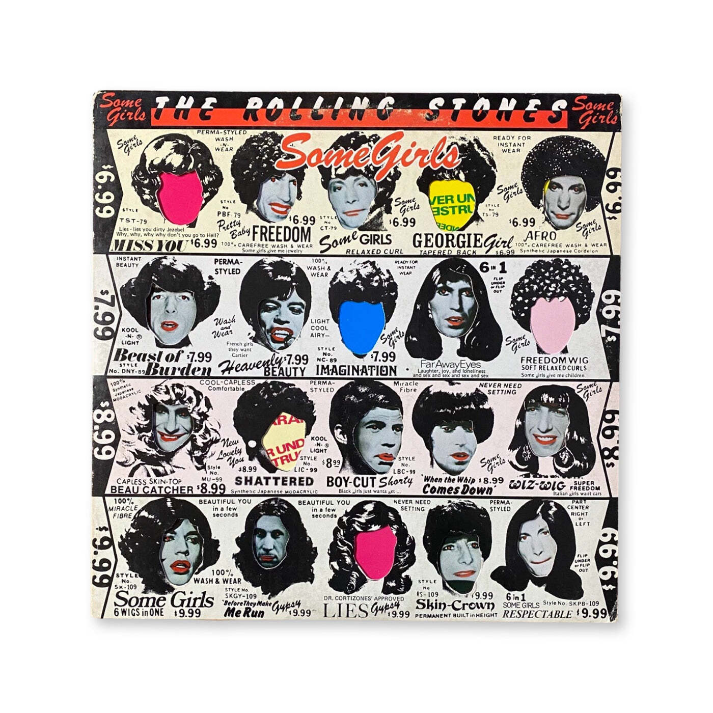 The Rolling Stones – Some Girls album art - Fonts In Use
