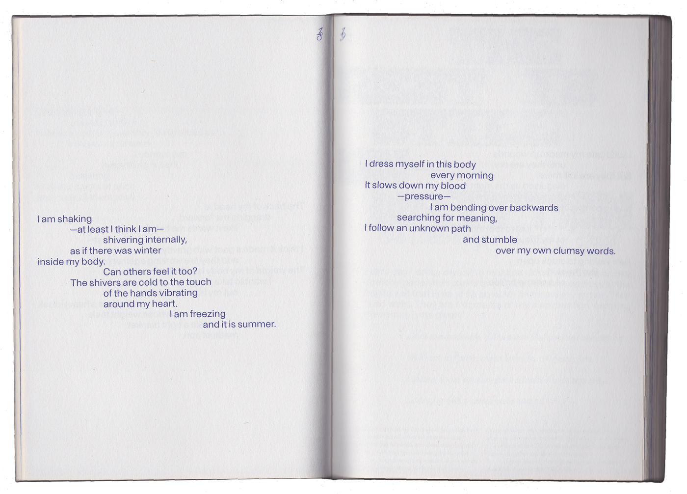 Becoming a Body of Text by Alix Stria - Fonts In Use