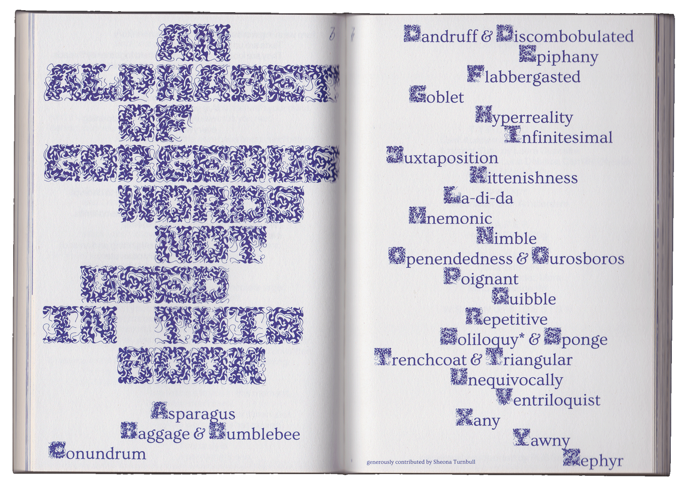 Becoming a Body of Text by Alix Stria - Fonts In Use