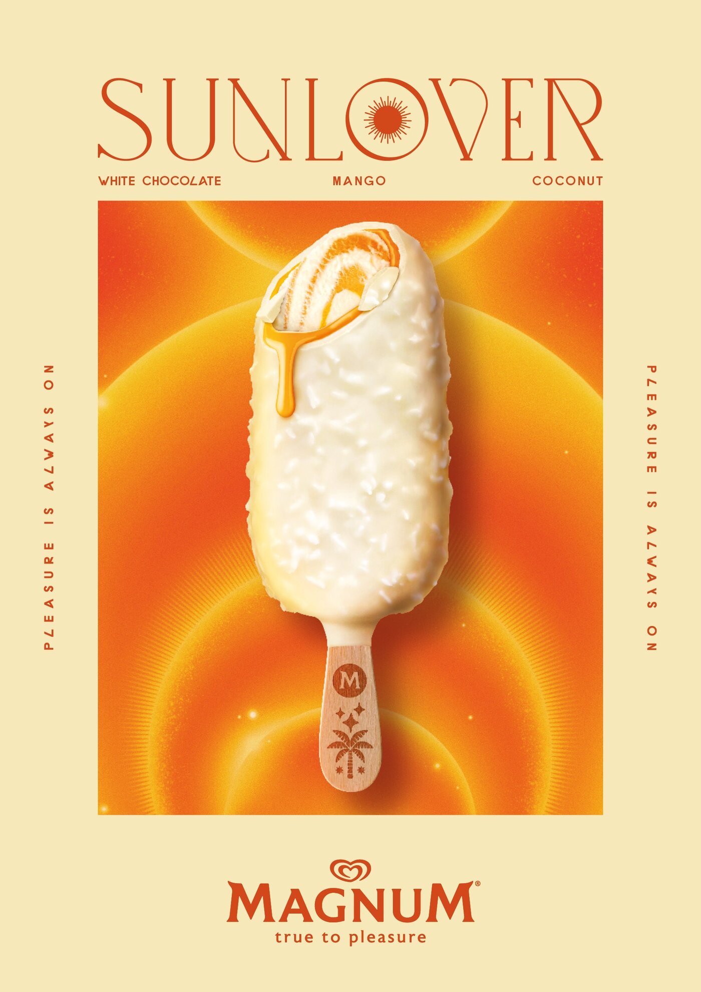 Magnum Starchaser & Sunlover campaign - Fonts In Use