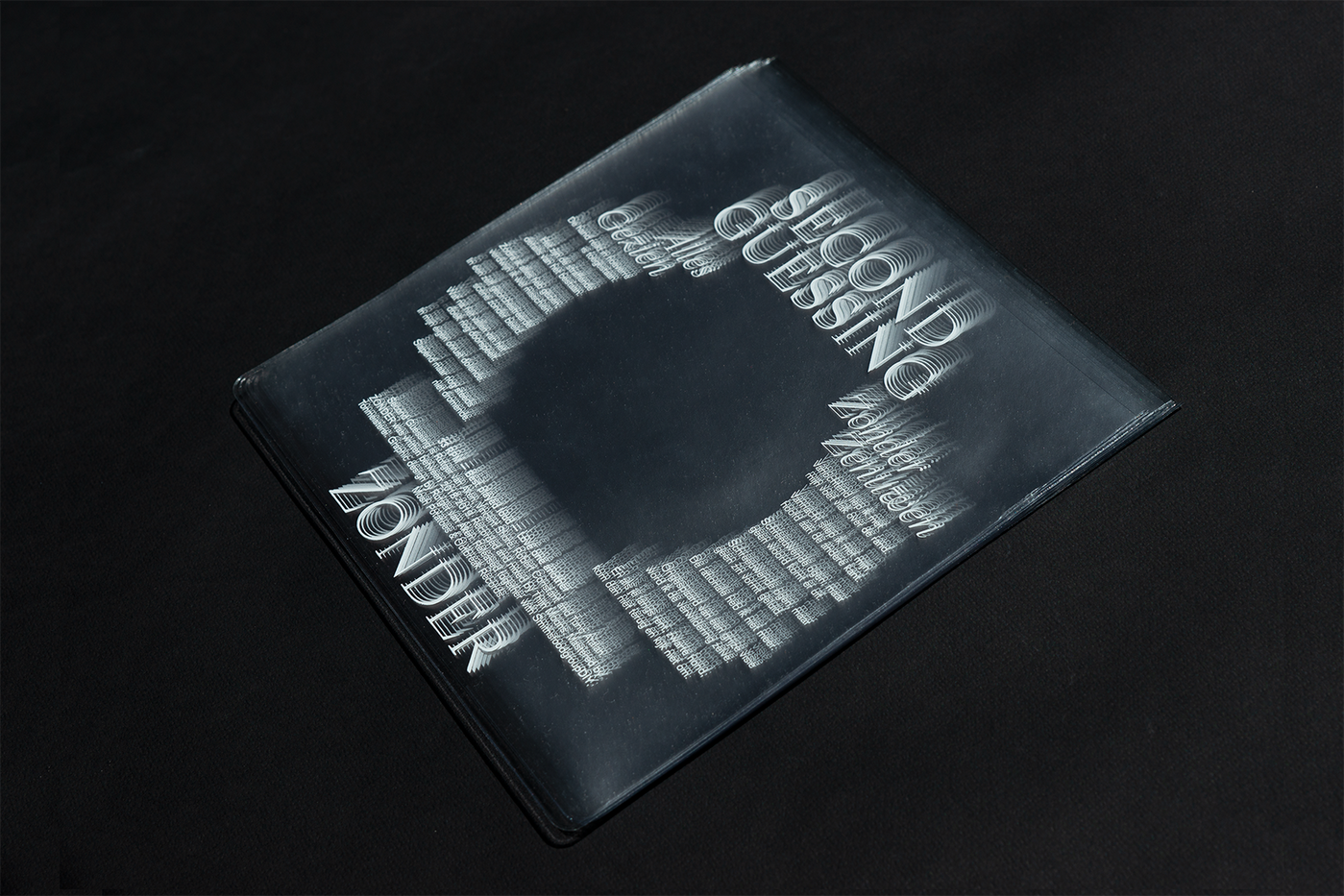 Second Guessing – Zonder record and poster - Fonts In Use