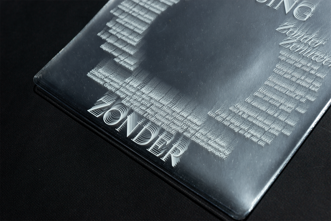 Second Guessing – Zonder record and poster - Fonts In Use