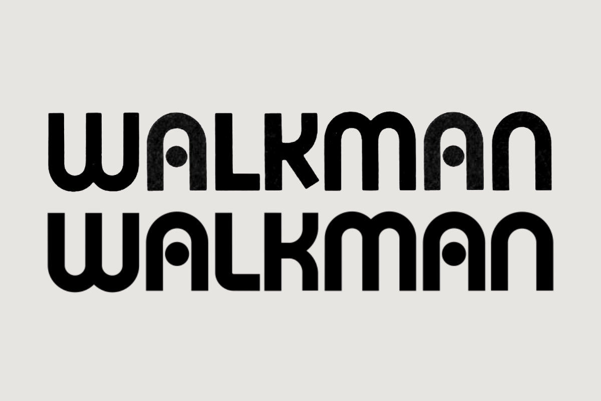 Sony Walkman logo - Fonts In Use