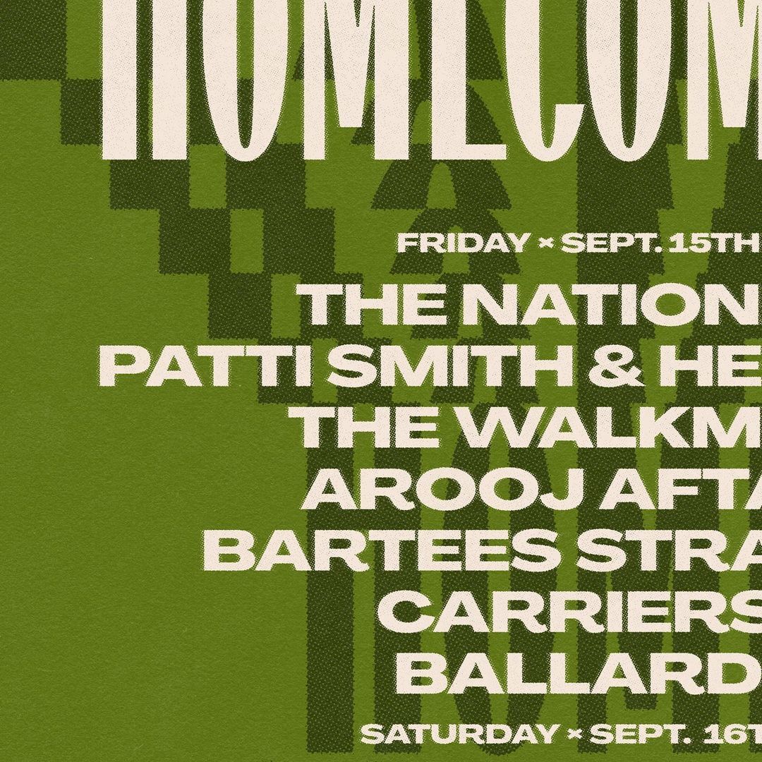 Homecoming Festival 2023 poster - Fonts In Use