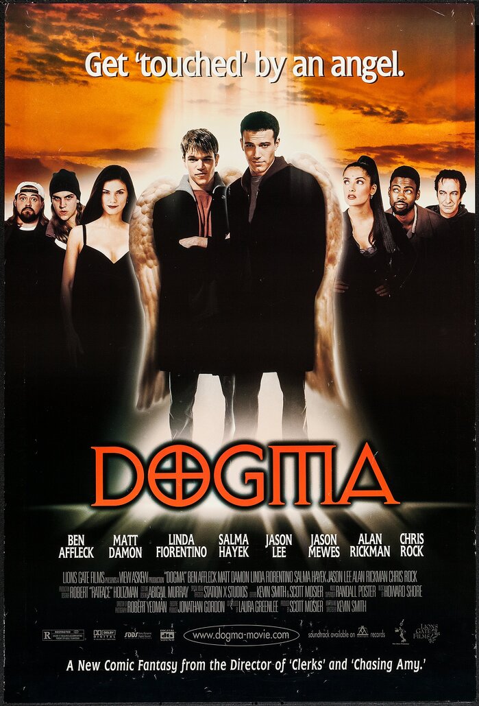 Dogma (1999) movie poster - Fonts In Use