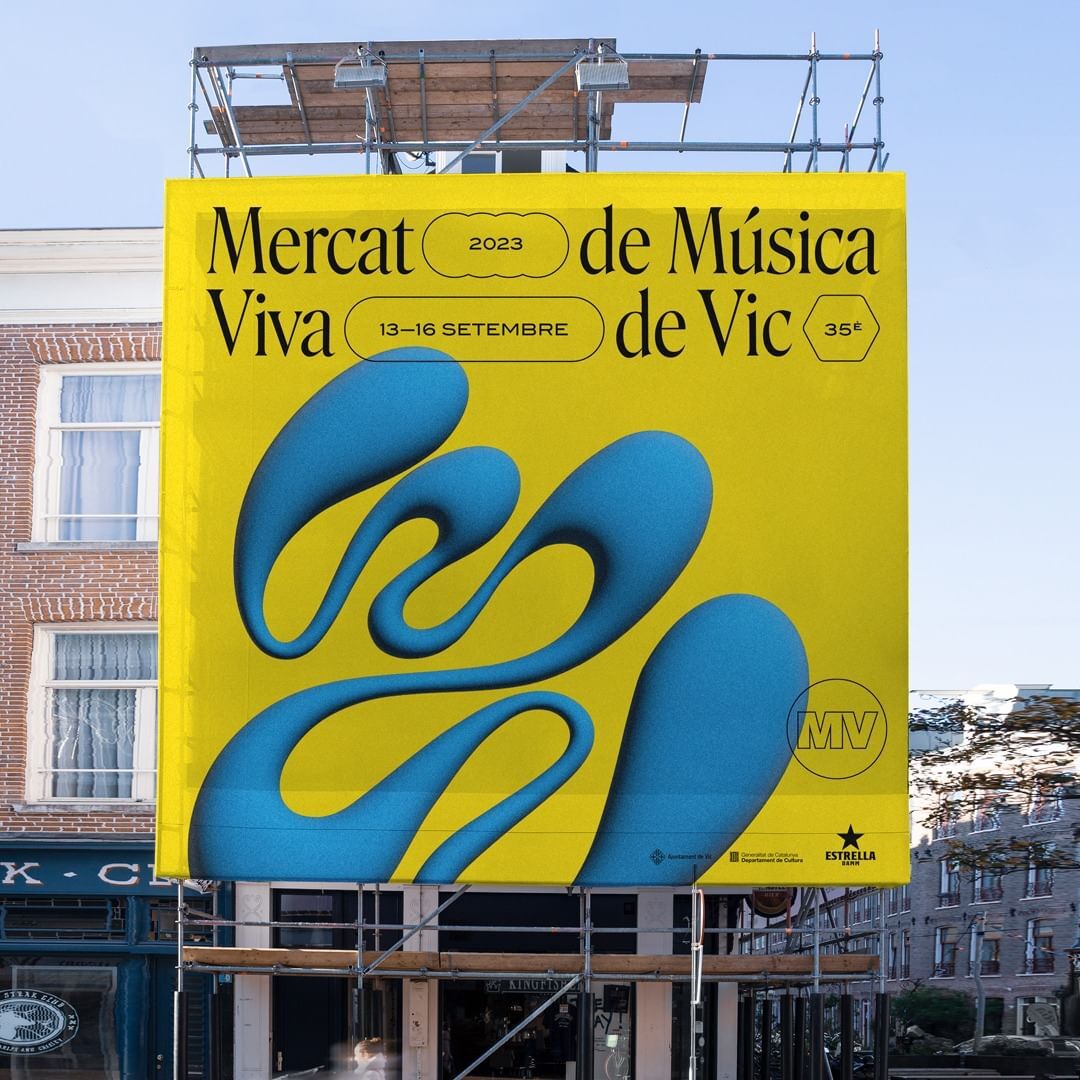 Mercat de Música Viva de Vic identity - Fonts In Use