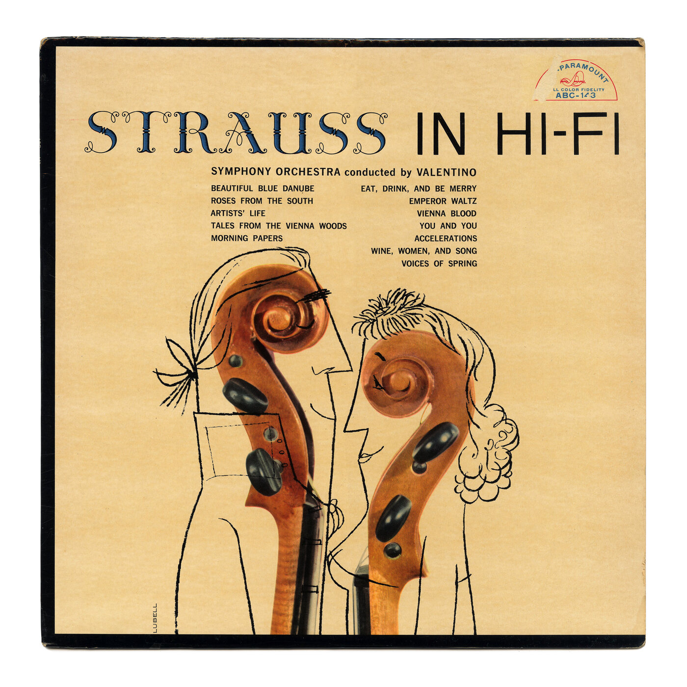 Strauss in Hi-Fi album art - Fonts In Use