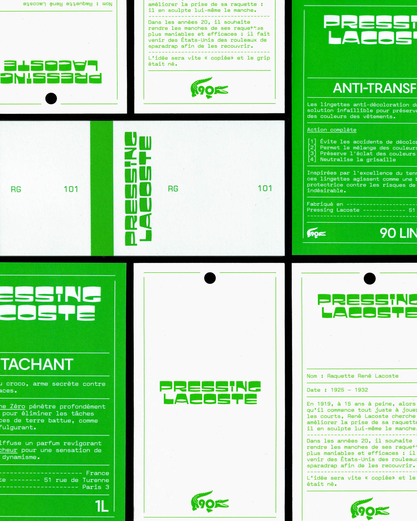 Pressing Lacoste - Fonts In Use