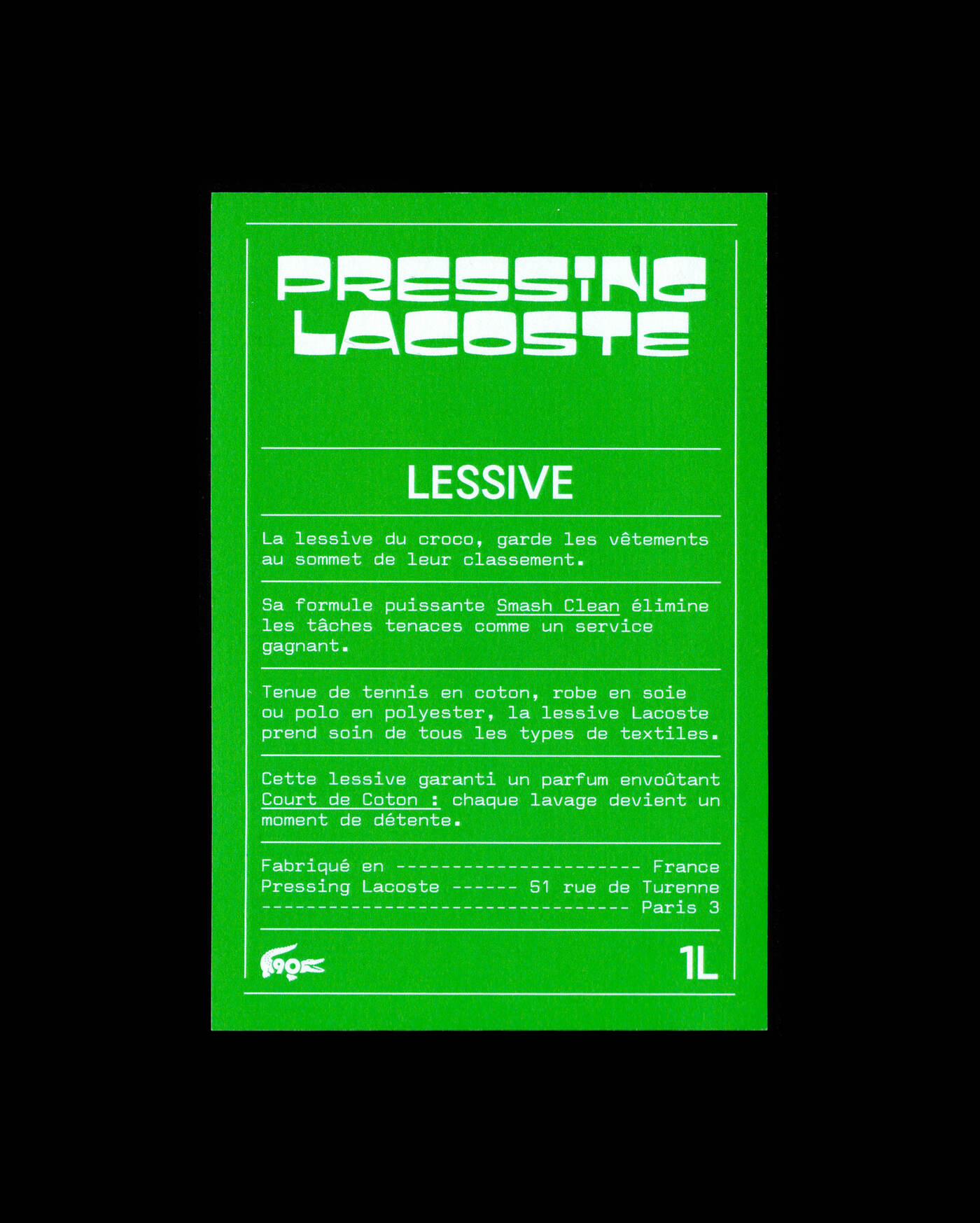 Pressing Lacoste - Fonts In Use
