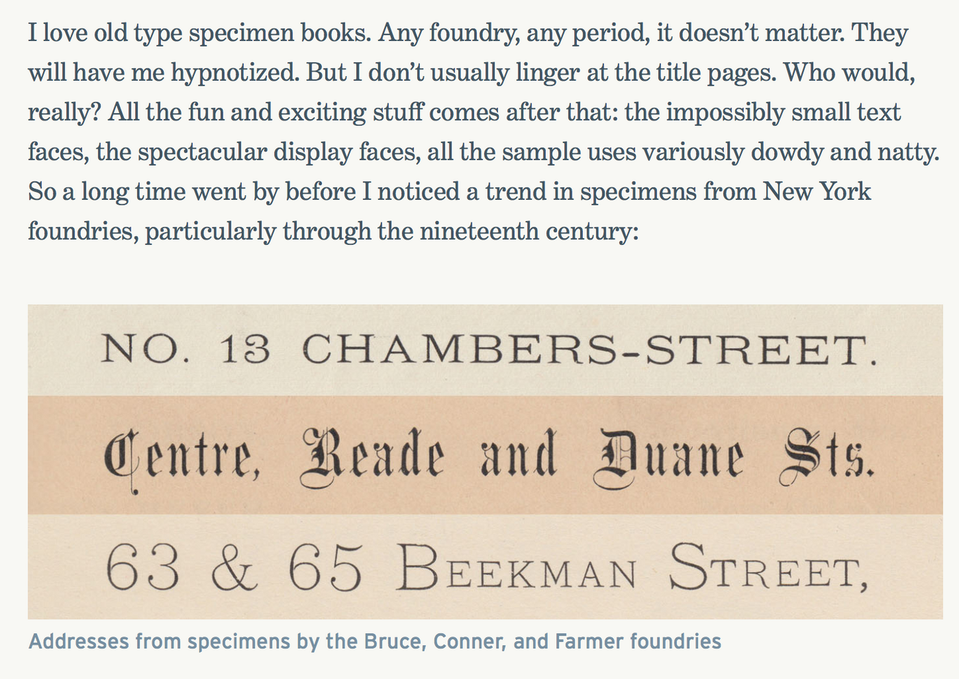 Tobias Frere-Jones website - Fonts In Use