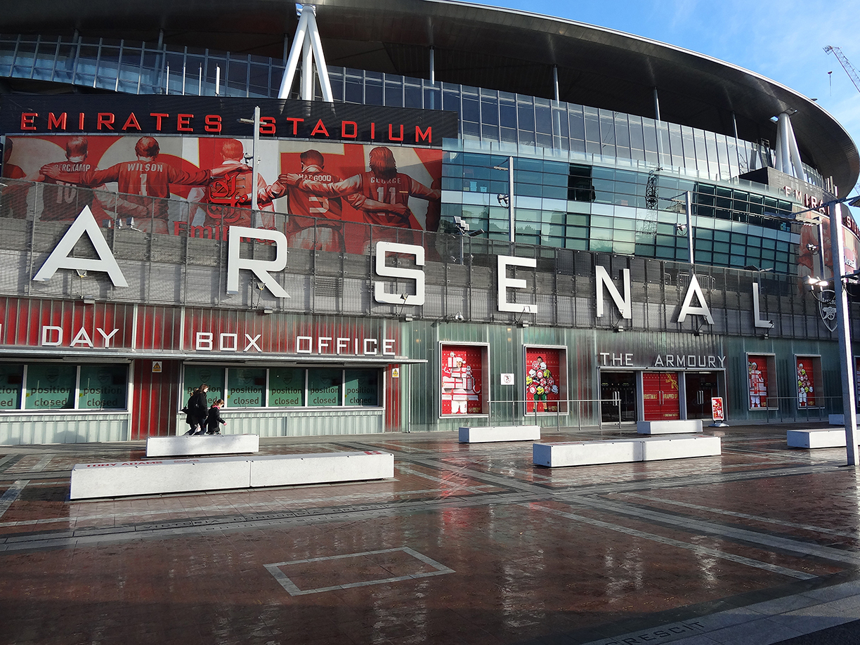 Emirates Stadium - Fonts In Use