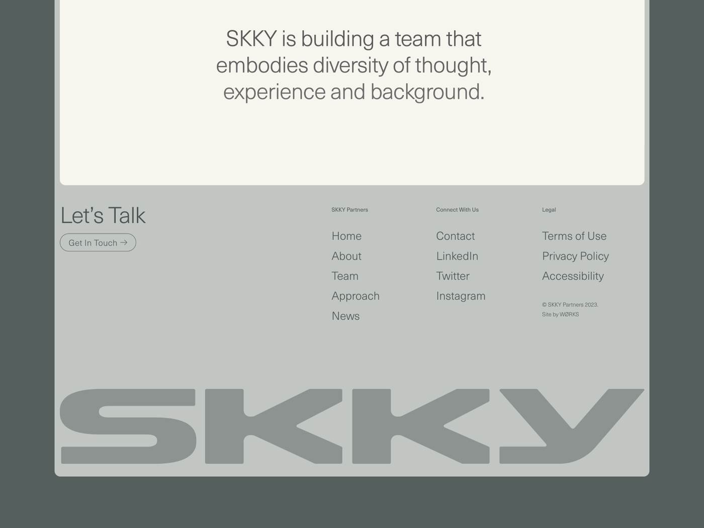 SKKY Partners - Fonts In Use