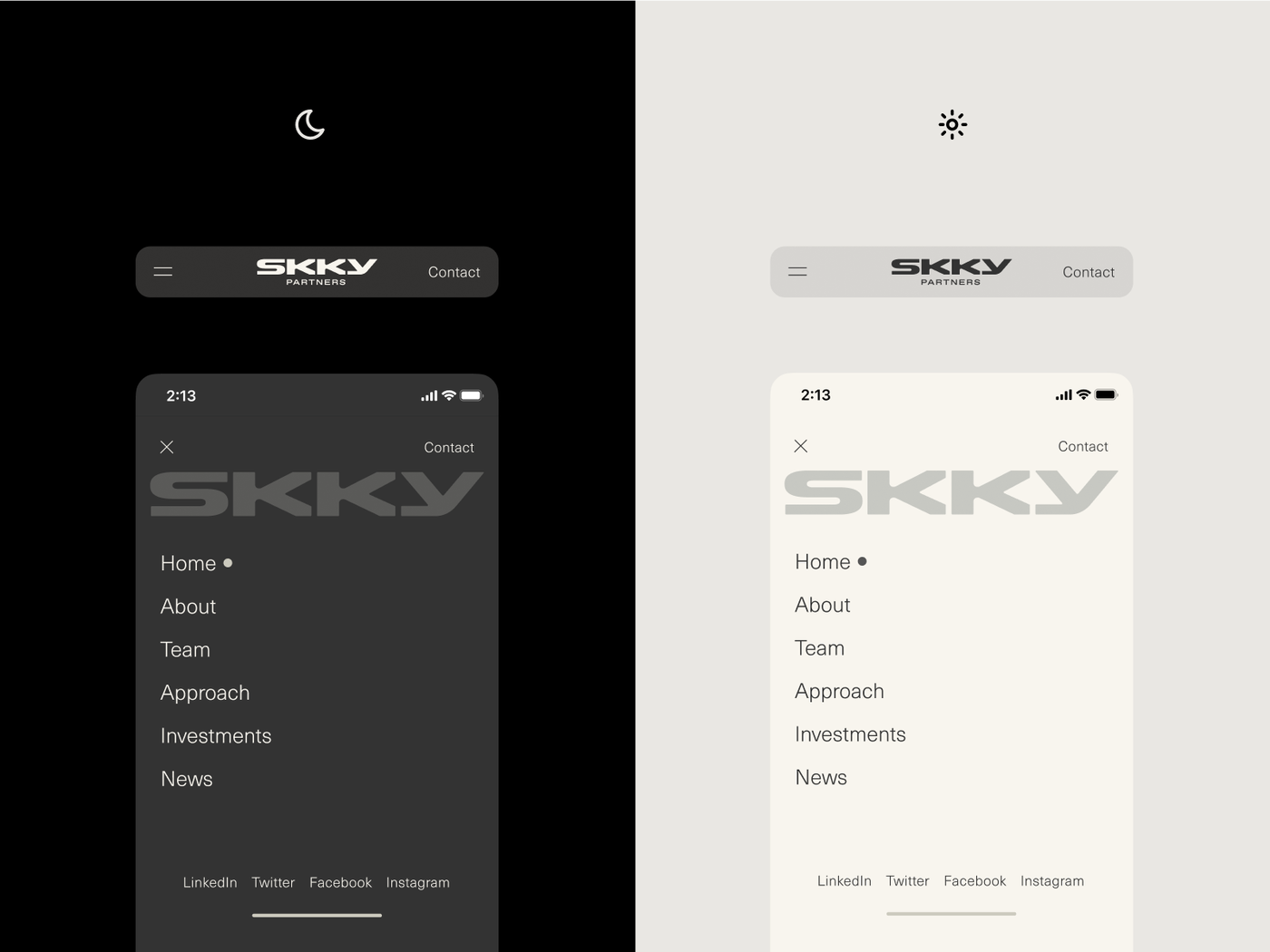 SKKY Partners - Fonts In Use