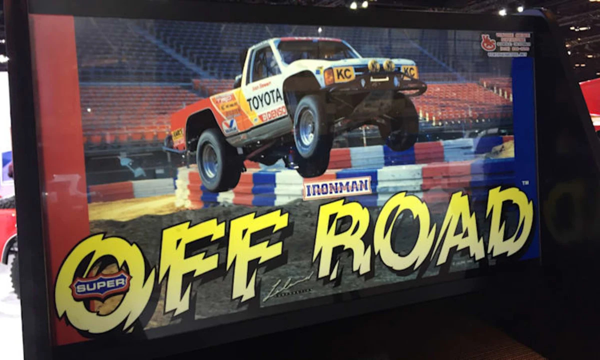 Super Off Road arcade game - Fonts In Use