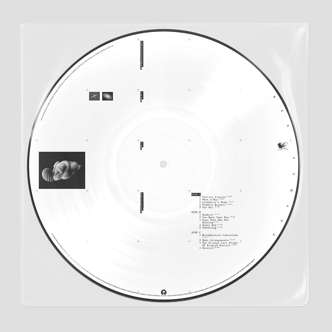 Ben Howard – Collections From The Whiteout album art - Fonts In Use