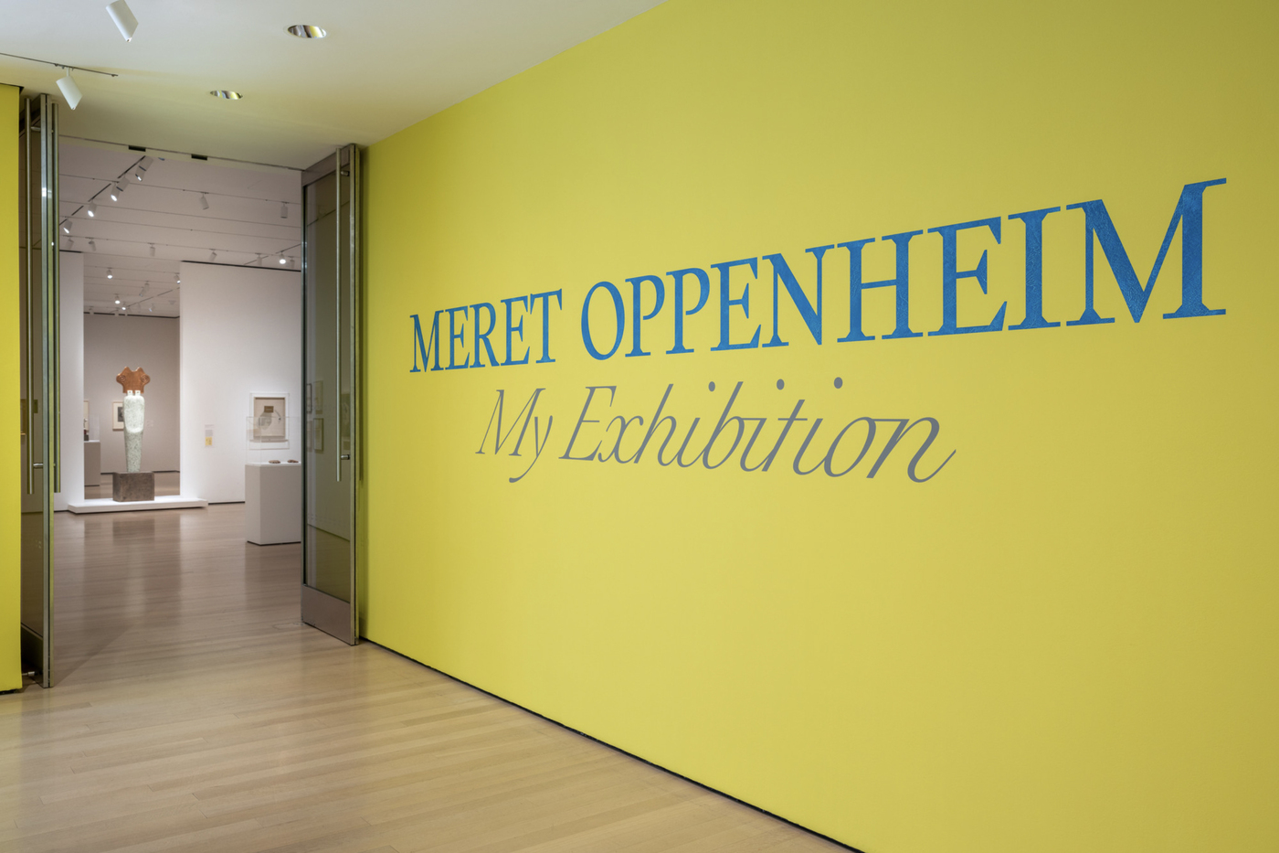 Meret Oppenheim: My Exhibition, MoMA - Fonts In Use