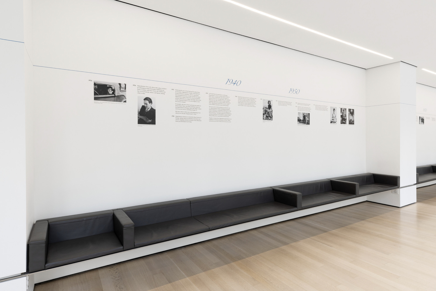 Meret Oppenheim: My Exhibition, MoMA - Fonts In Use