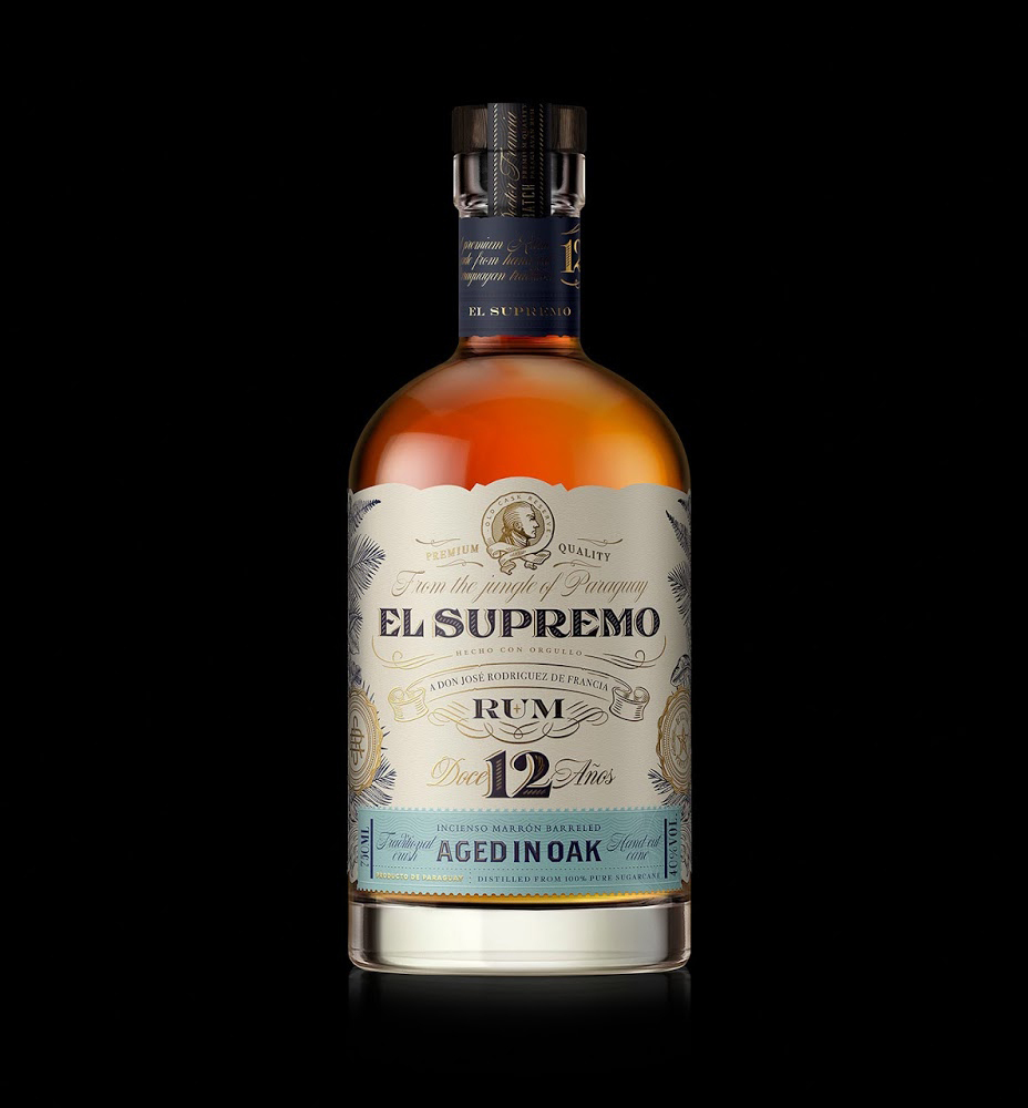 El Supremo rum - Fonts In Use