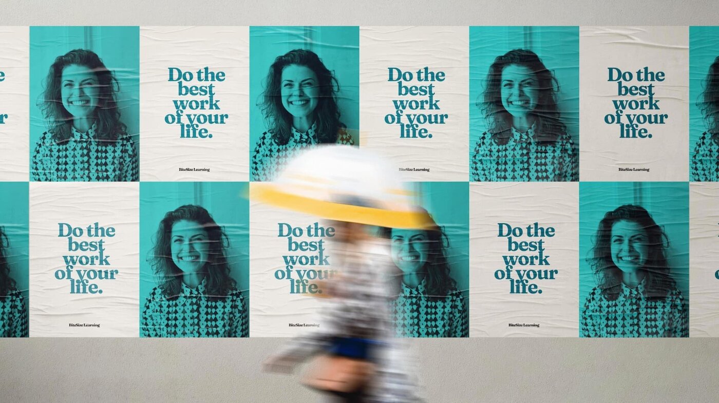BiteSize Learning rebrand - Fonts In Use