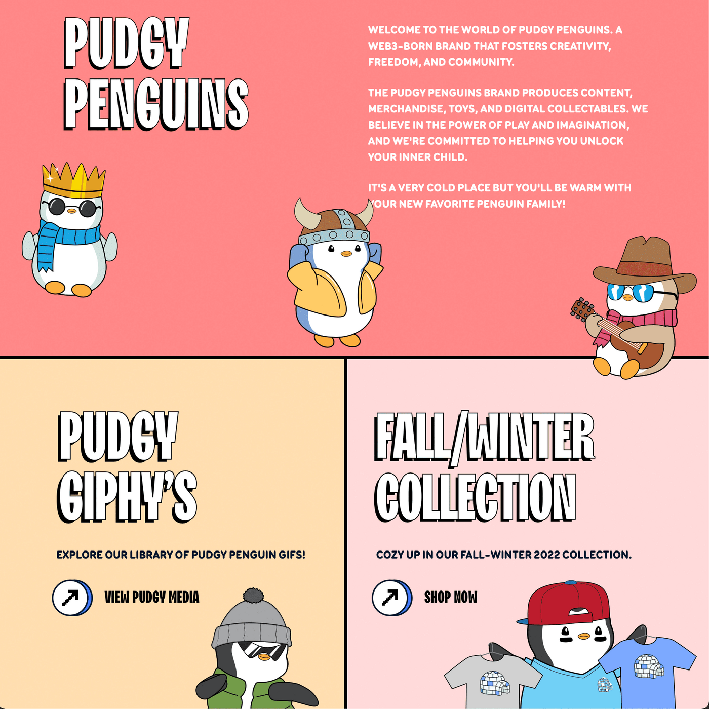 Pudgy Penguins - Fonts In Use