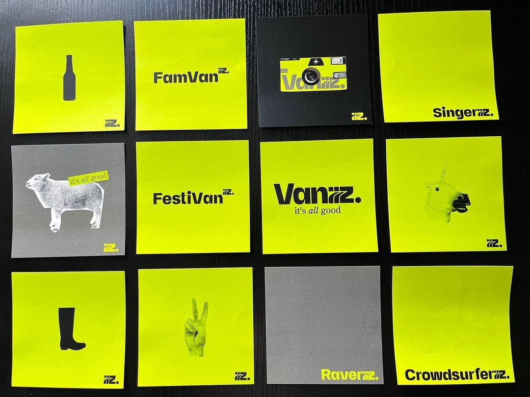 Vanzzz visual identity - Fonts In Use