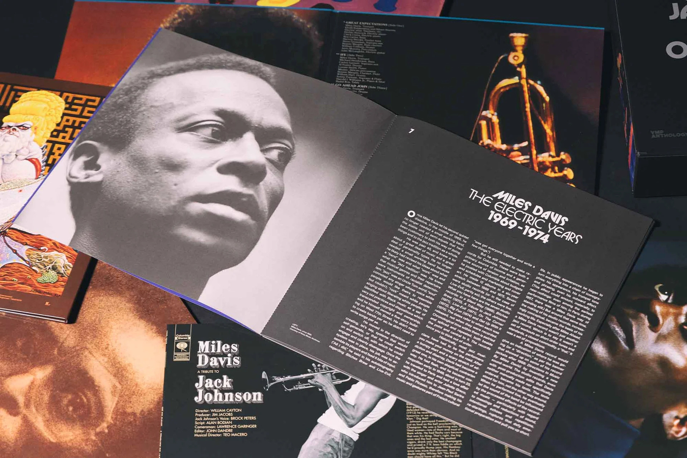 Miles Davis – The Electric Years box set - Fonts In Use