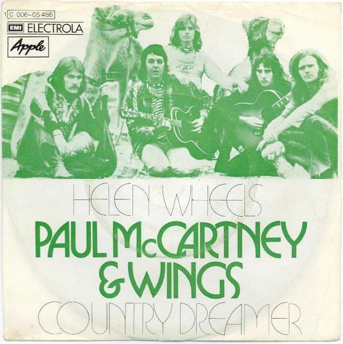 Paul McCartney & Wings – “Helen Wings” / “Country Dreamer” German ...