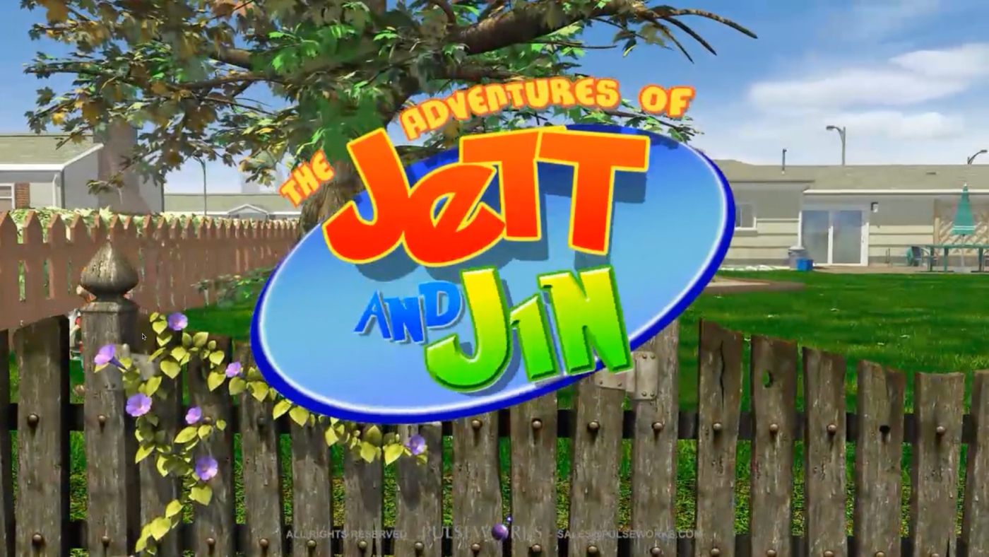 Jett and Jin arcade game - Fonts In Use