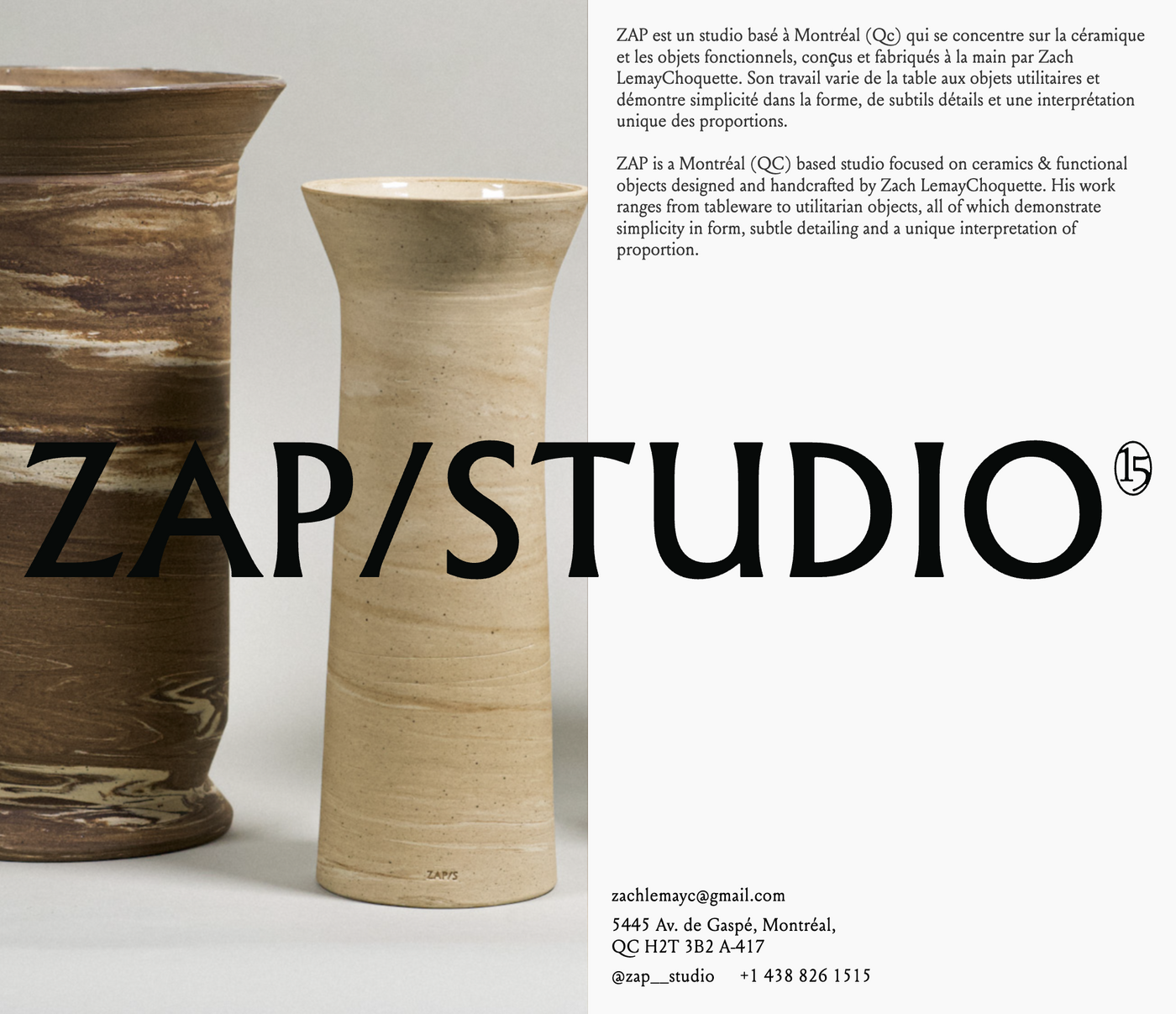 ZAP/STUDIO - Fonts In Use