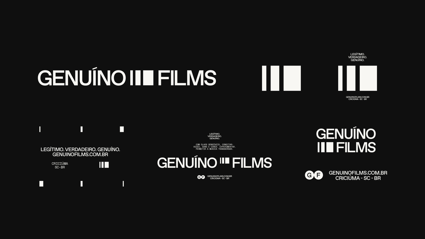 Genuíno Films - Fonts In Use