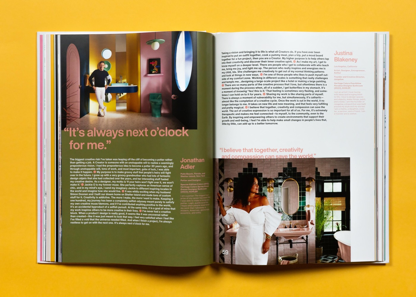 Kohler: Be Bold - Fonts In Use