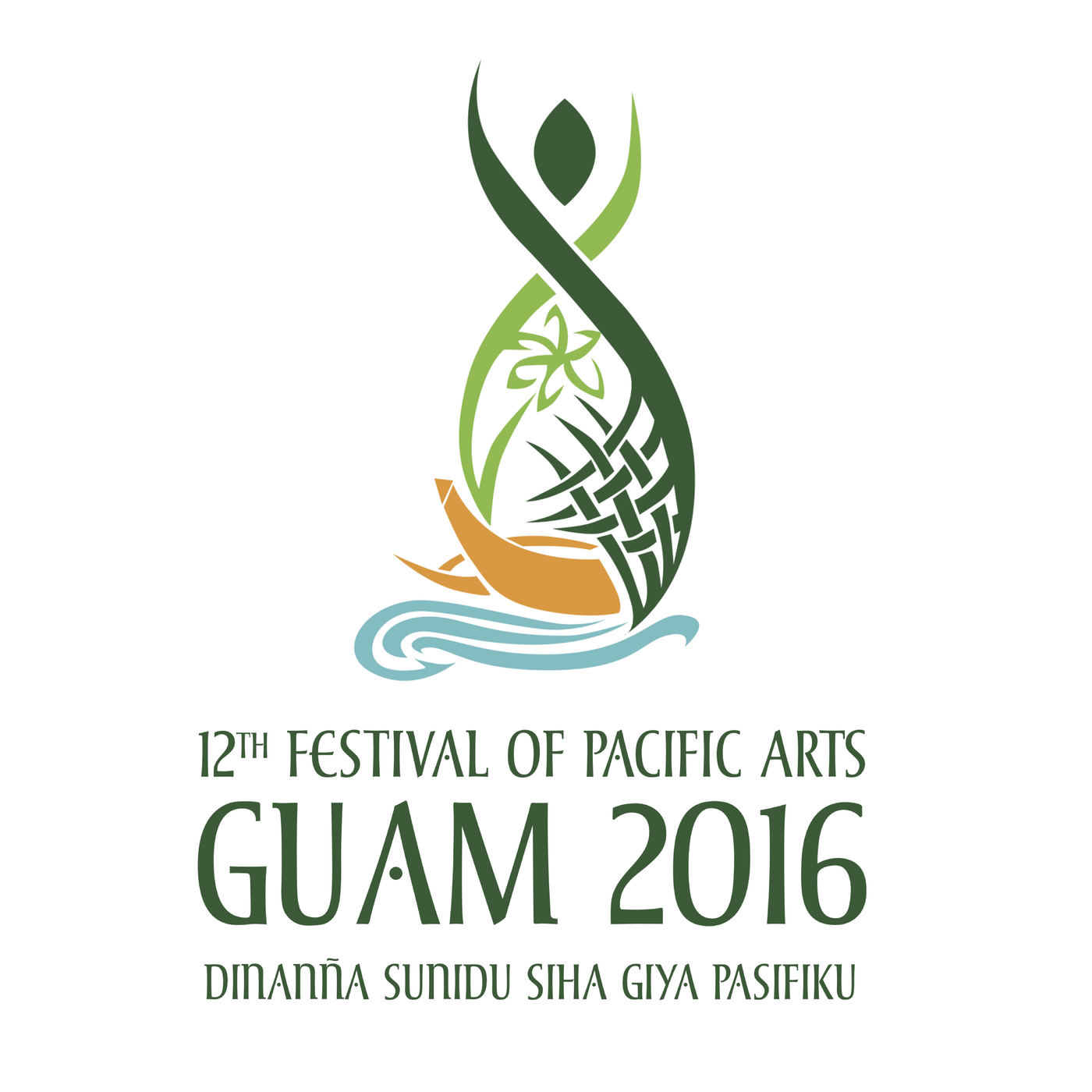 12th Festival of Pacific Arts – Guam 2016 logo - Fonts In Use