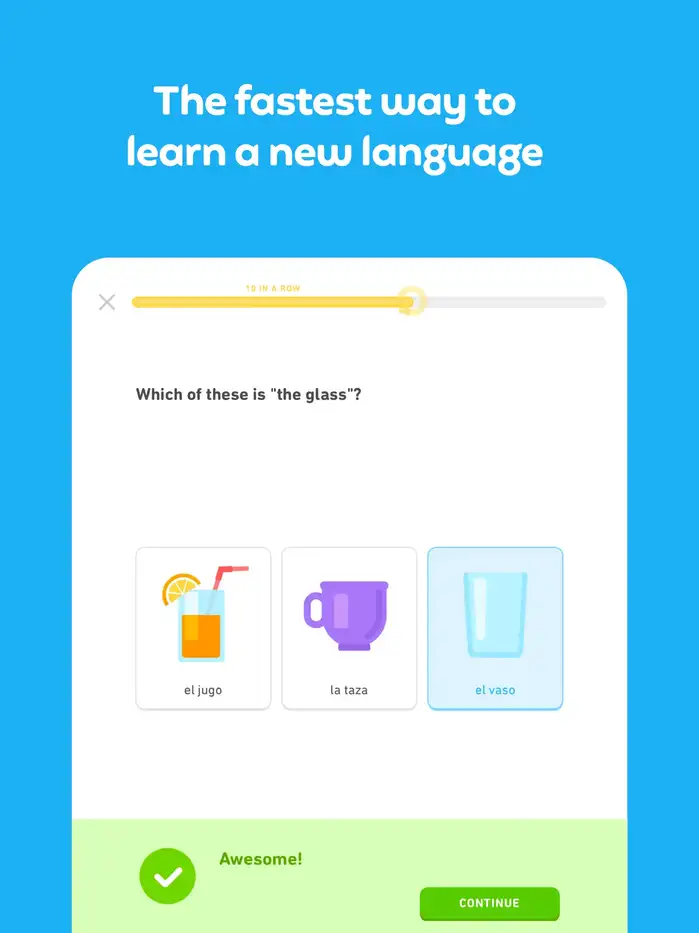Duolingo app - Fonts In Use