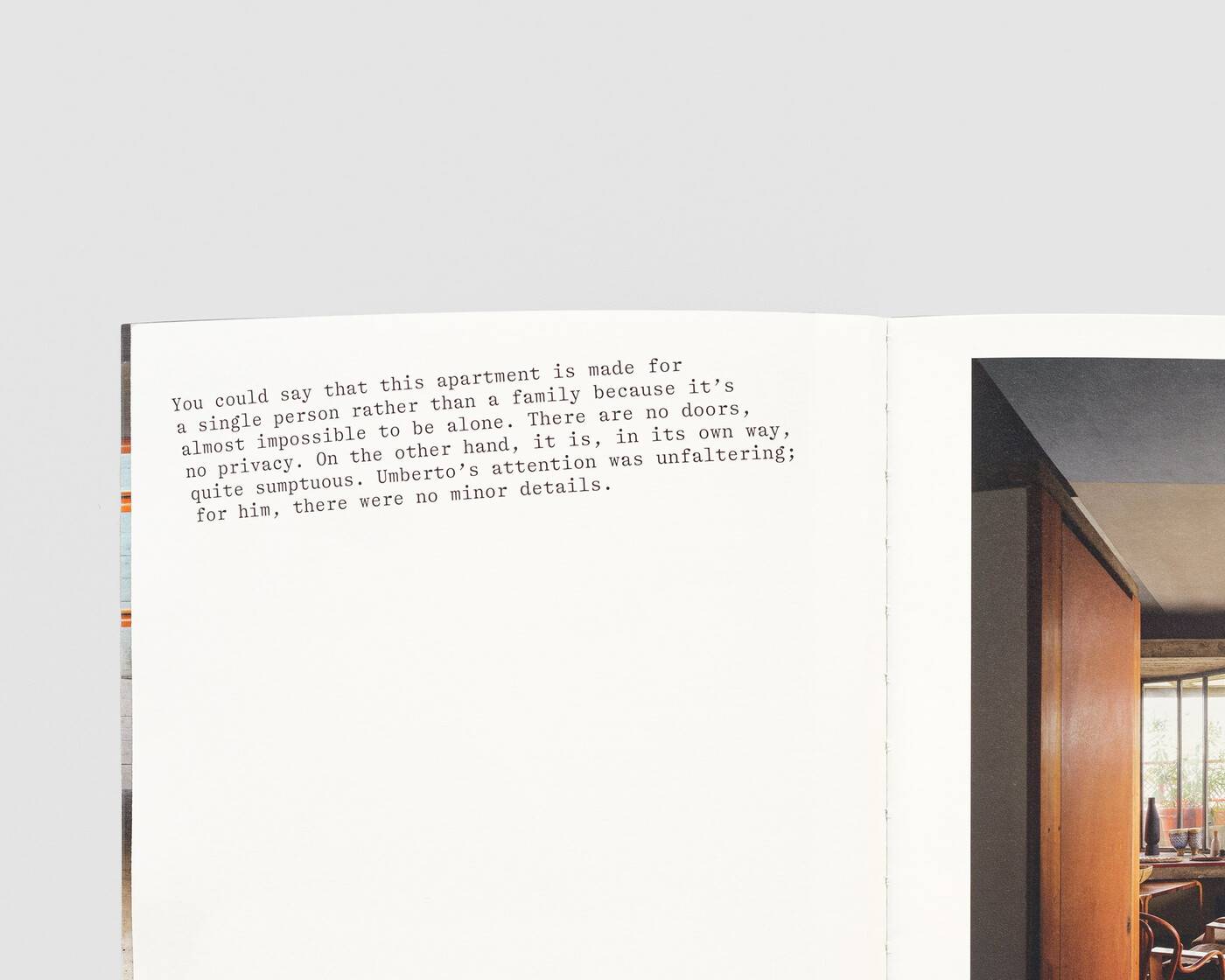 Casa Maria Bottero / Umberto Riva - Fonts In Use