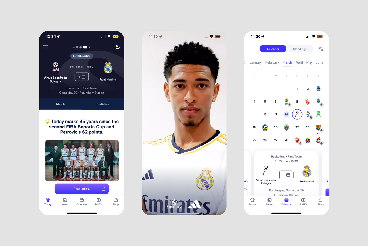 Real Madrid - Fonts In Use