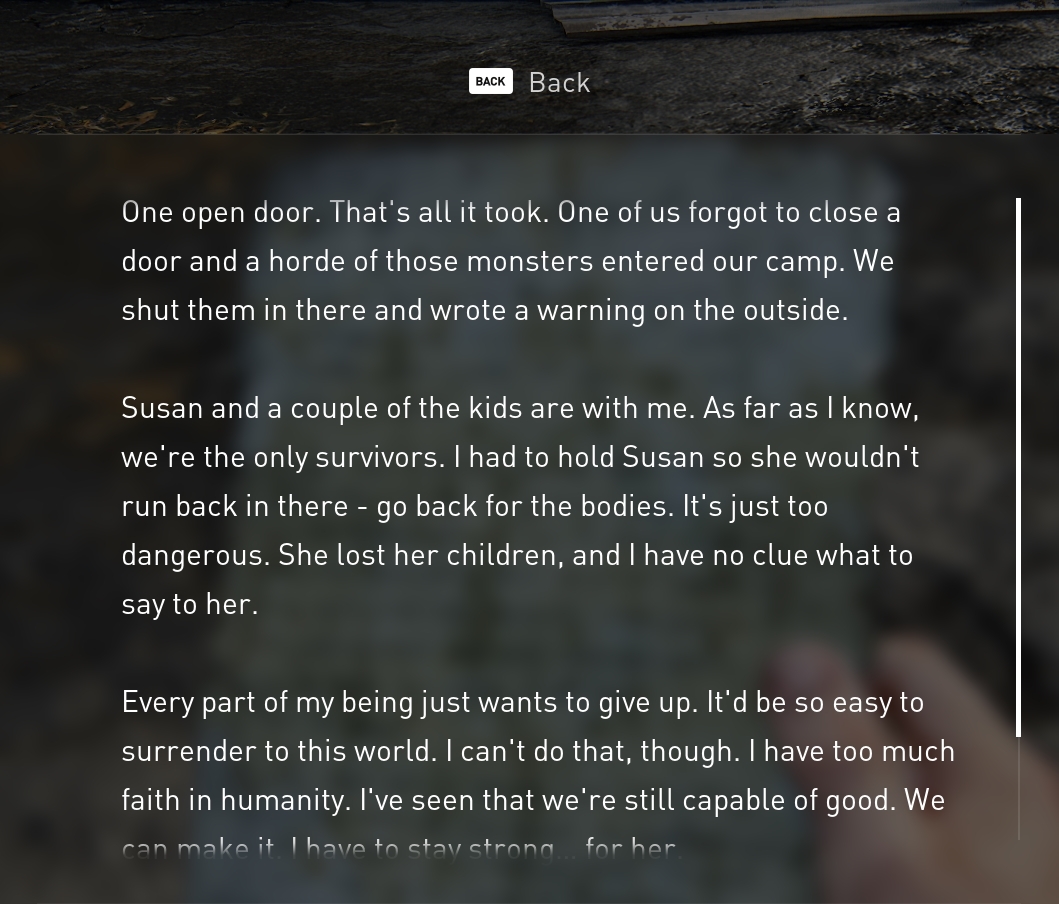 The Last of Us video game series - Fonts In Use