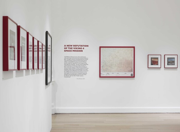 Peter Mitchell – Nothing Lasts Forever exhibition - Fonts In Use