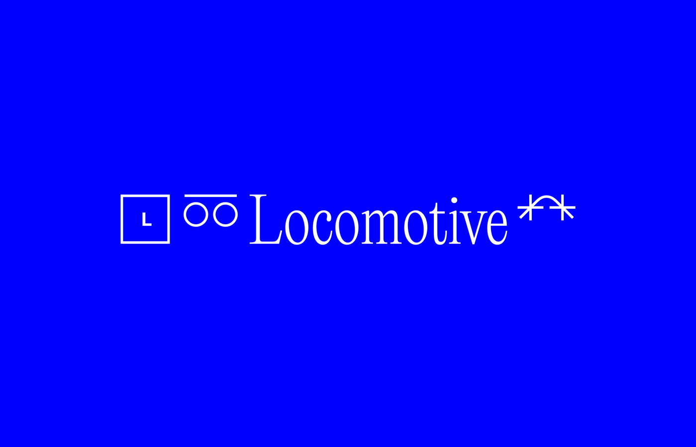 Locomotive portfolio website and visual identity - Fonts In Use
