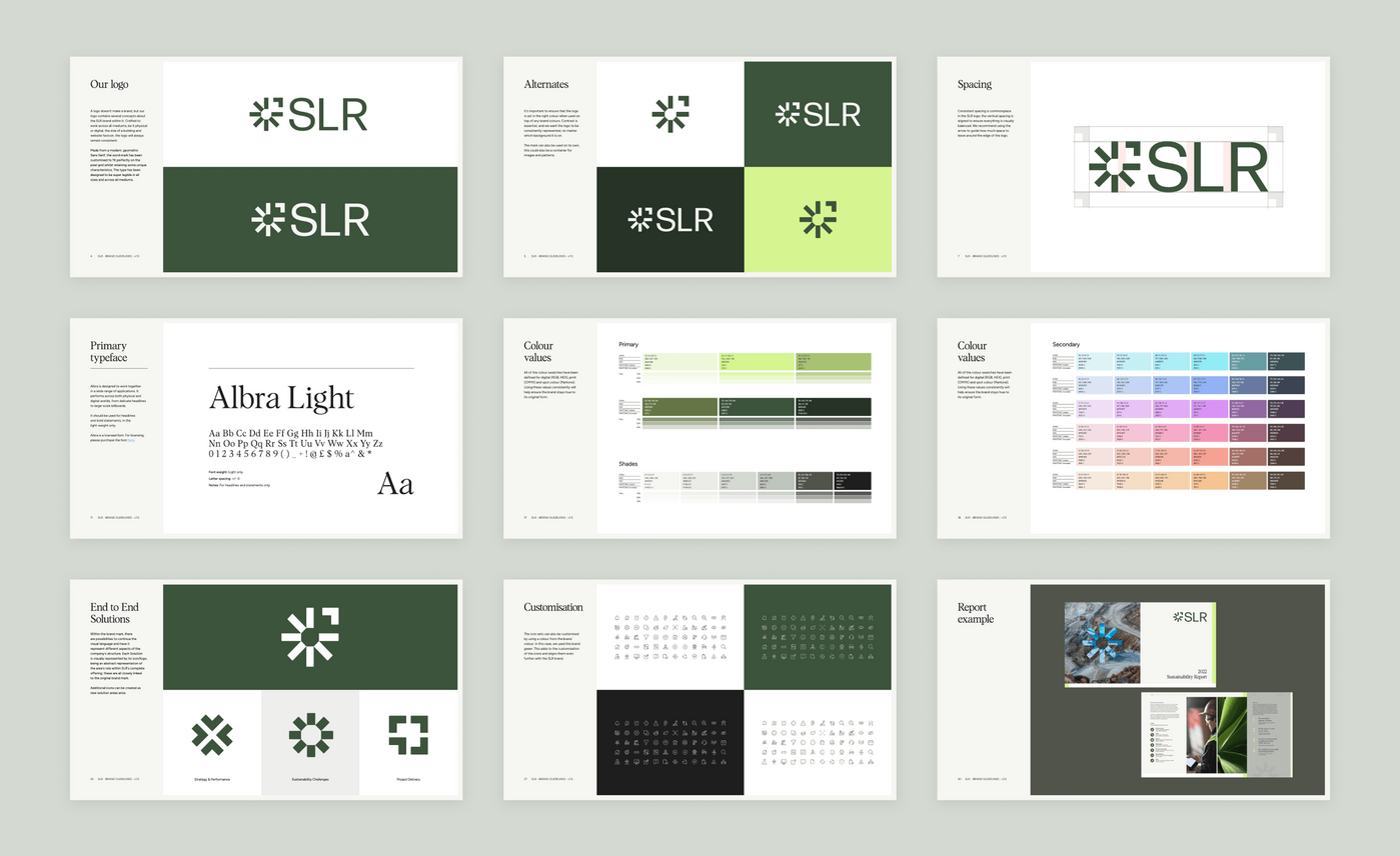 SLR Consulting - Fonts In Use