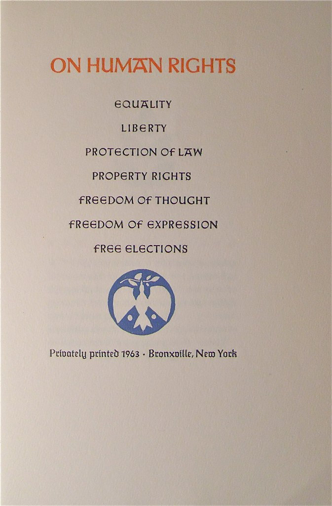 On Human Rights - Fonts In Use