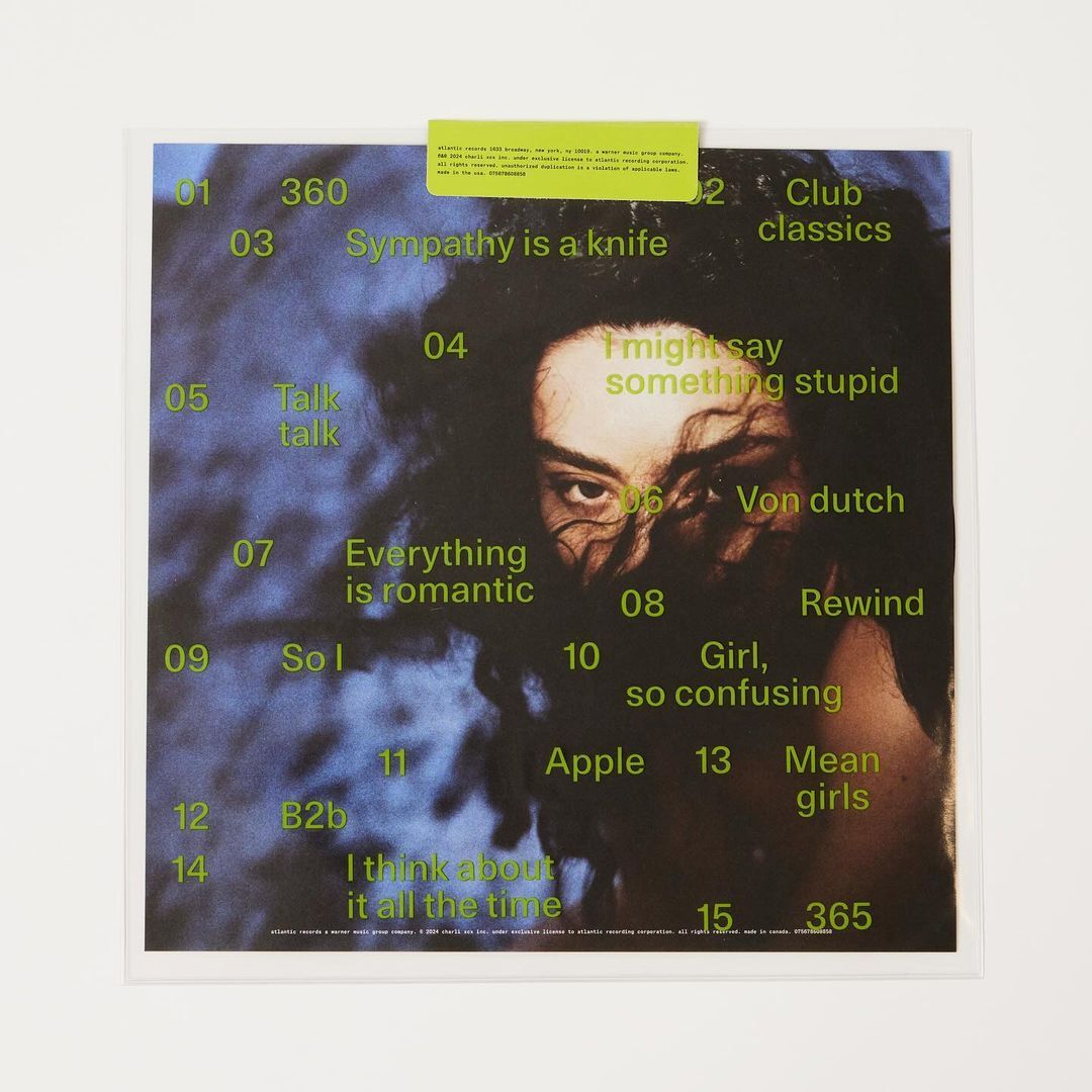 Charli XCX – Brat album art and campaign - Fonts In Use