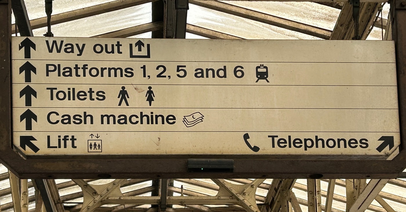 British Rail identity and signs (1965–1990s) - Fonts In Use