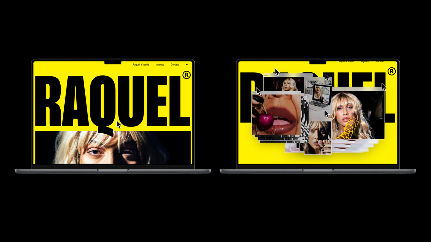 Raquel Virgínia – Raquel à Venda album art and campaign - Fonts In Use