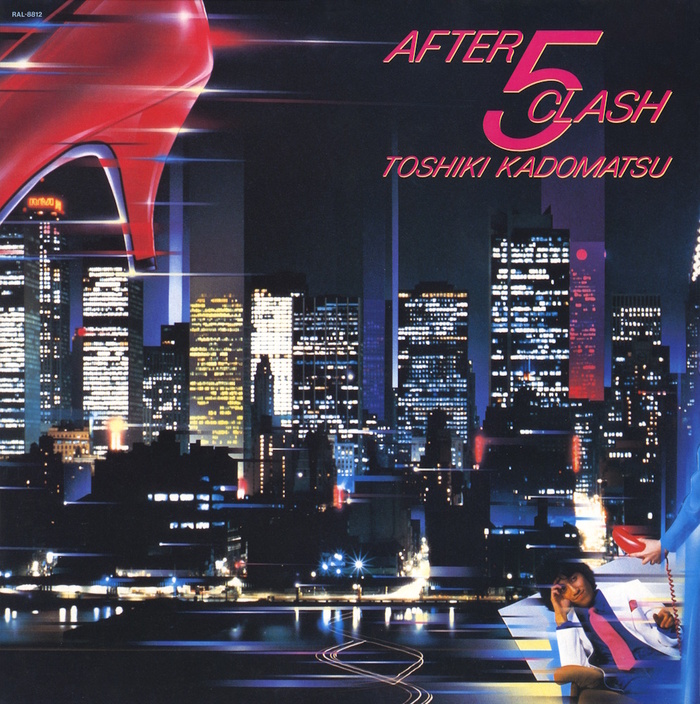 Toshiki Kadomatsu – After 5 Clash album art - Fonts In Use