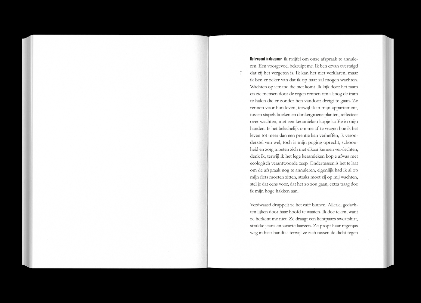 Verzonnen lichaam by Siska Baeck - Fonts In Use