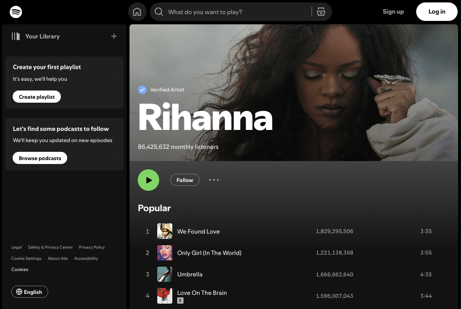 Spotify (2024 redesign) - Fonts In Use
