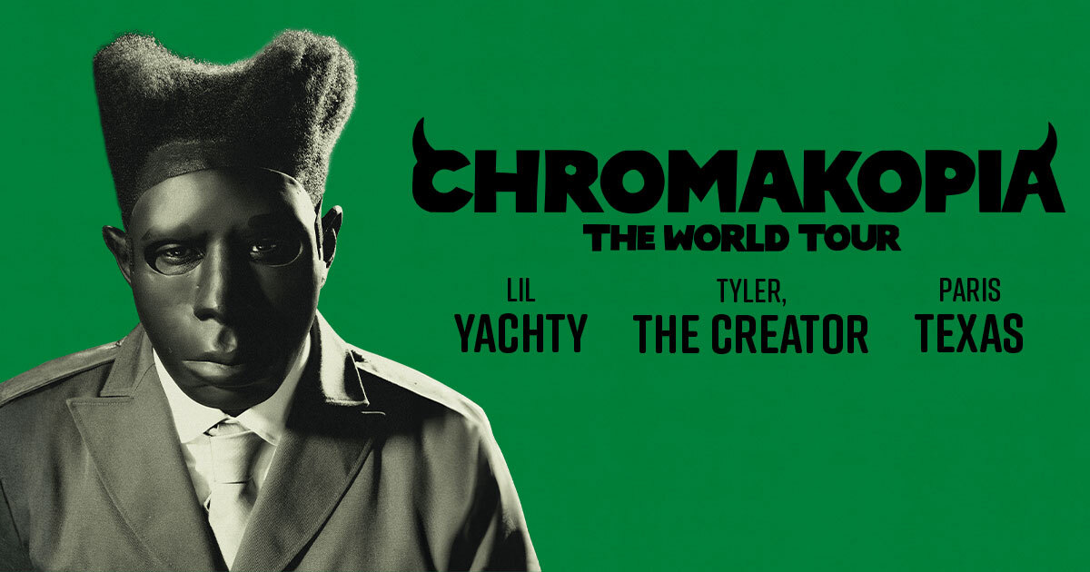 Tyler, the Creator – Chromakopia album art and campaign - Fonts In Use