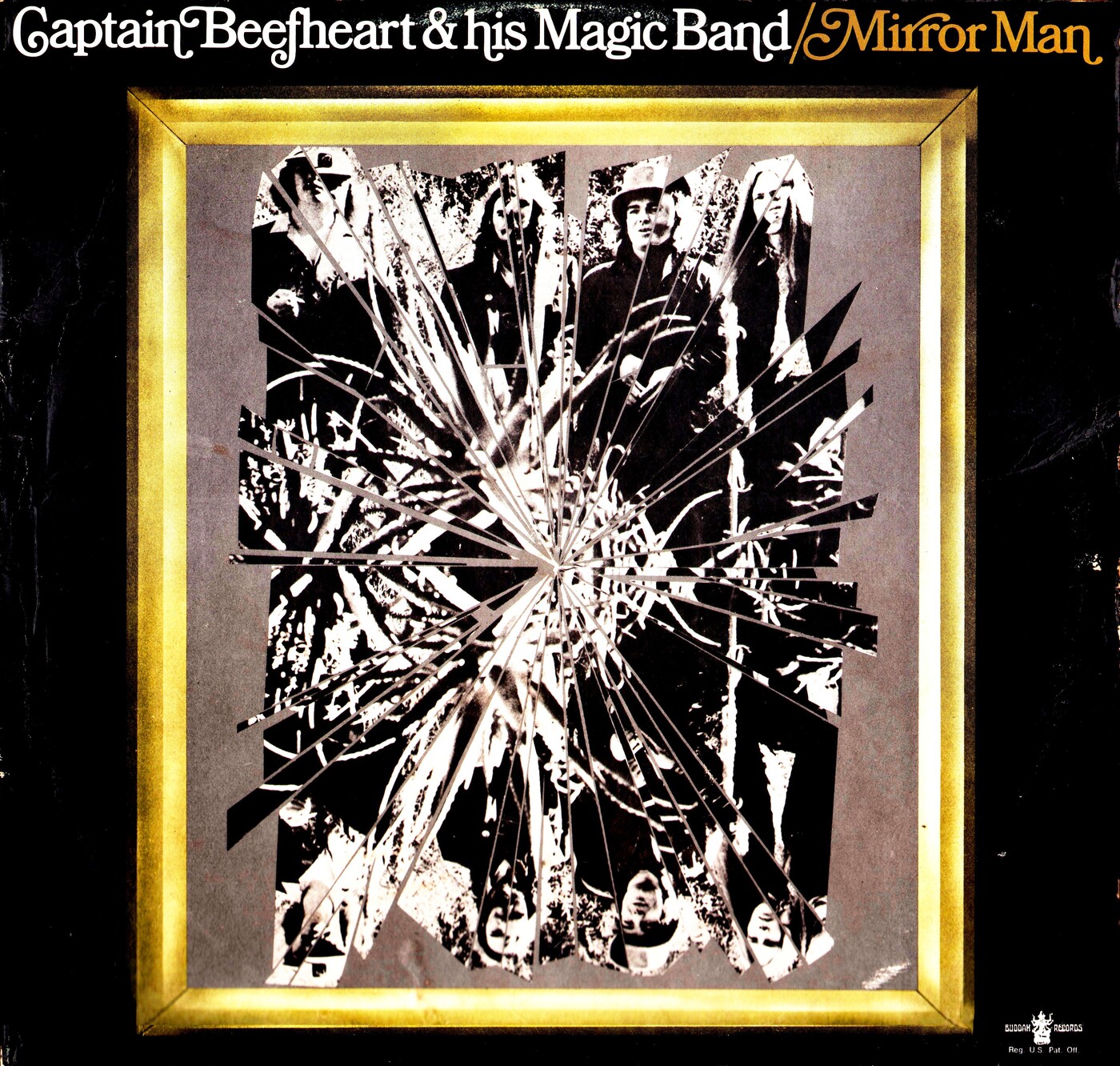 Captain Beefheart & His Magic Band – Mirror Man album art - Fonts In Use